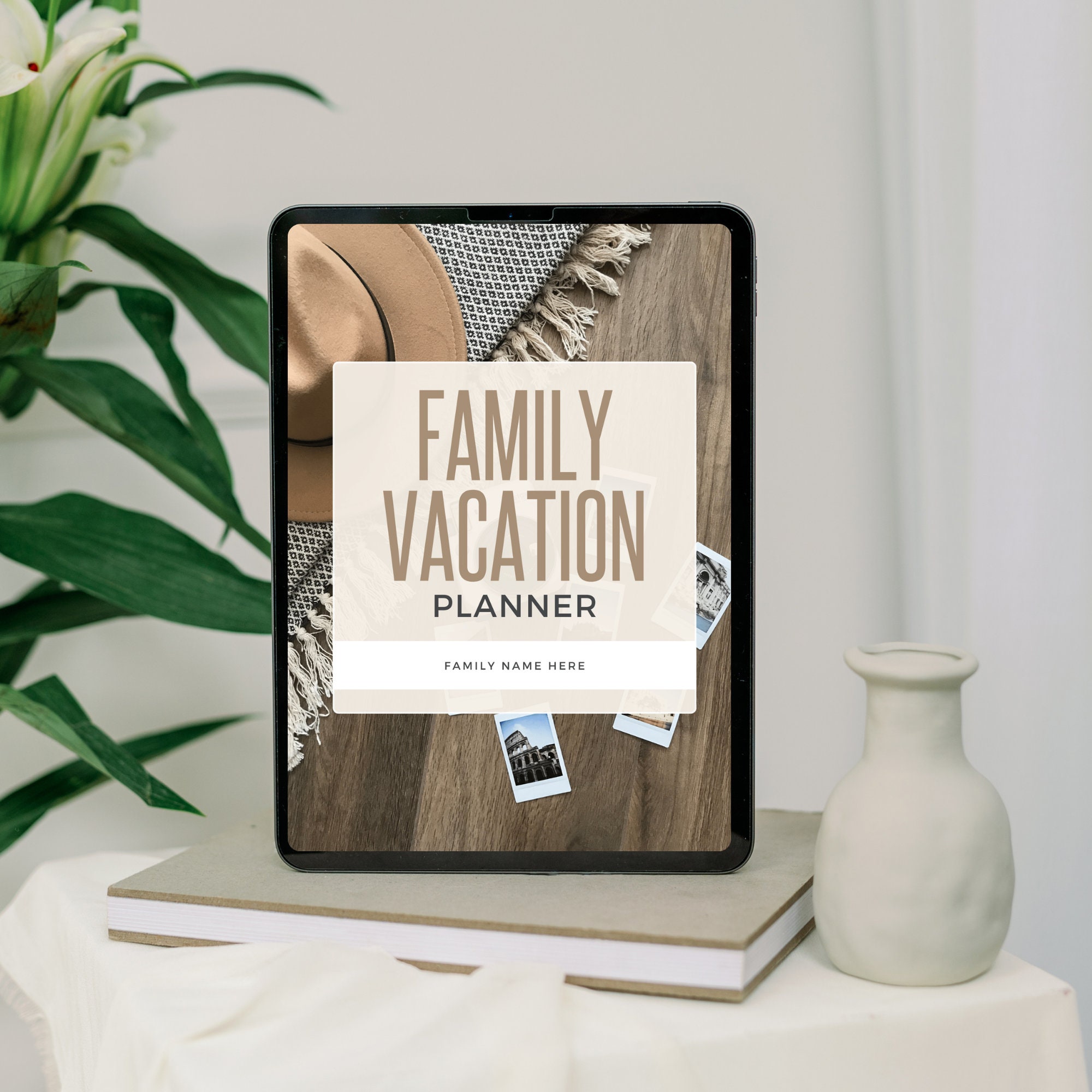 Family Vacation Planner, Vacation Planner, Travel Planner, Editable ...