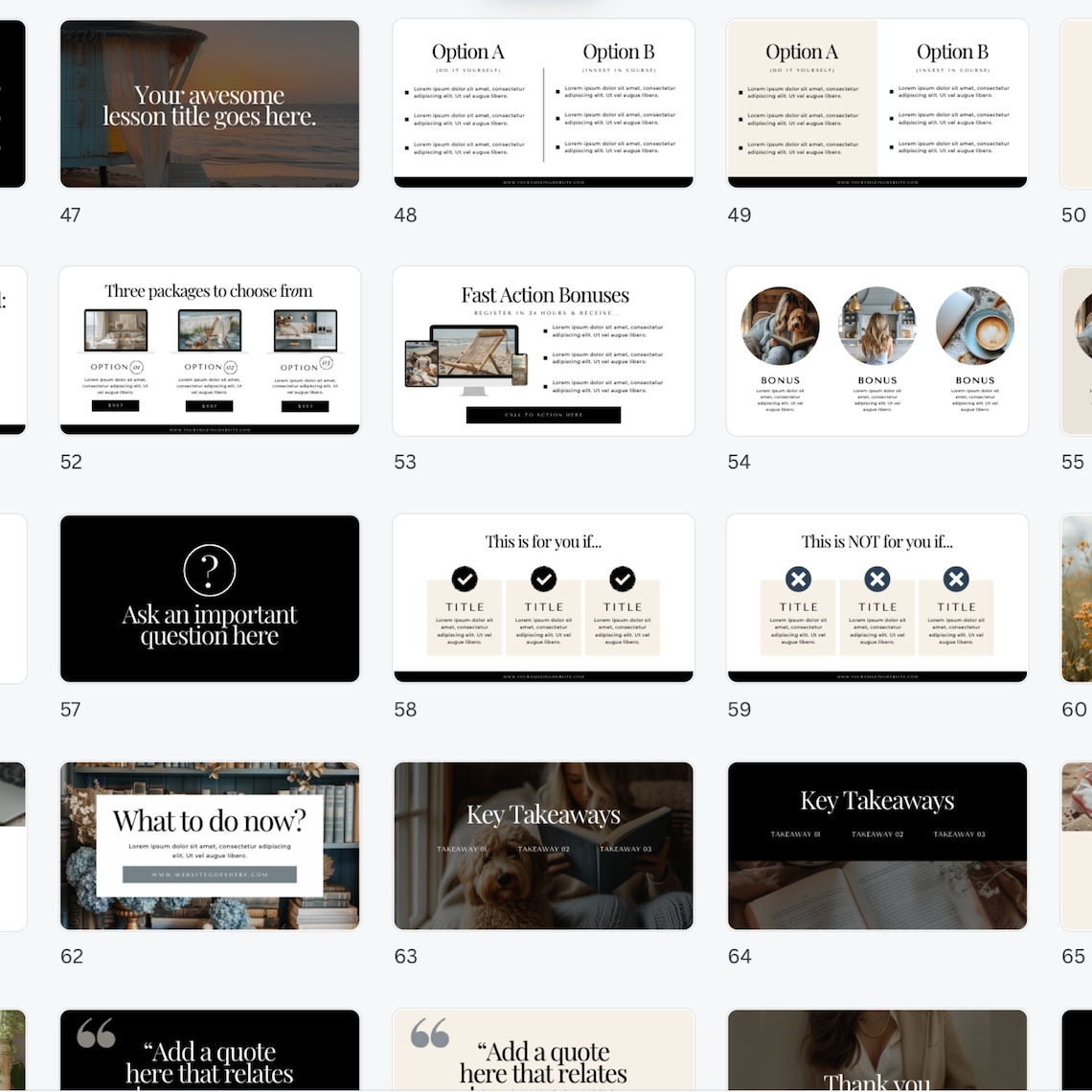 Canva Presentation Template Modern Slide Deck Slides for Presentation ...
