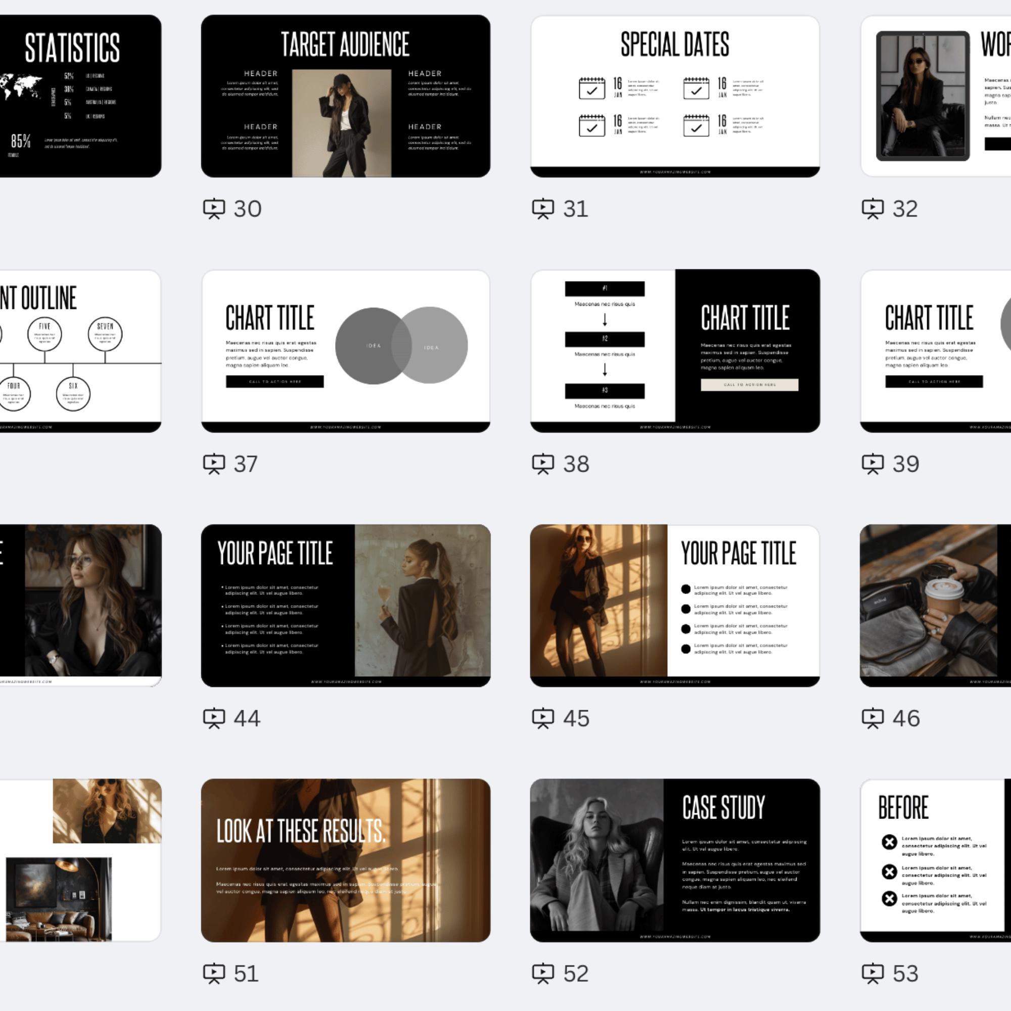 Brand Pitch Deck, Presentation Template, Brand Deck, Modern Slides ...
