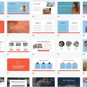 Canva Presentation Template | Bold Slide Deck | Slides for Presentation ...