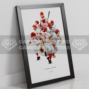 Cincinnati Reds Big Red Machine Poster MLB Baseball Wall Art Print - Etsy