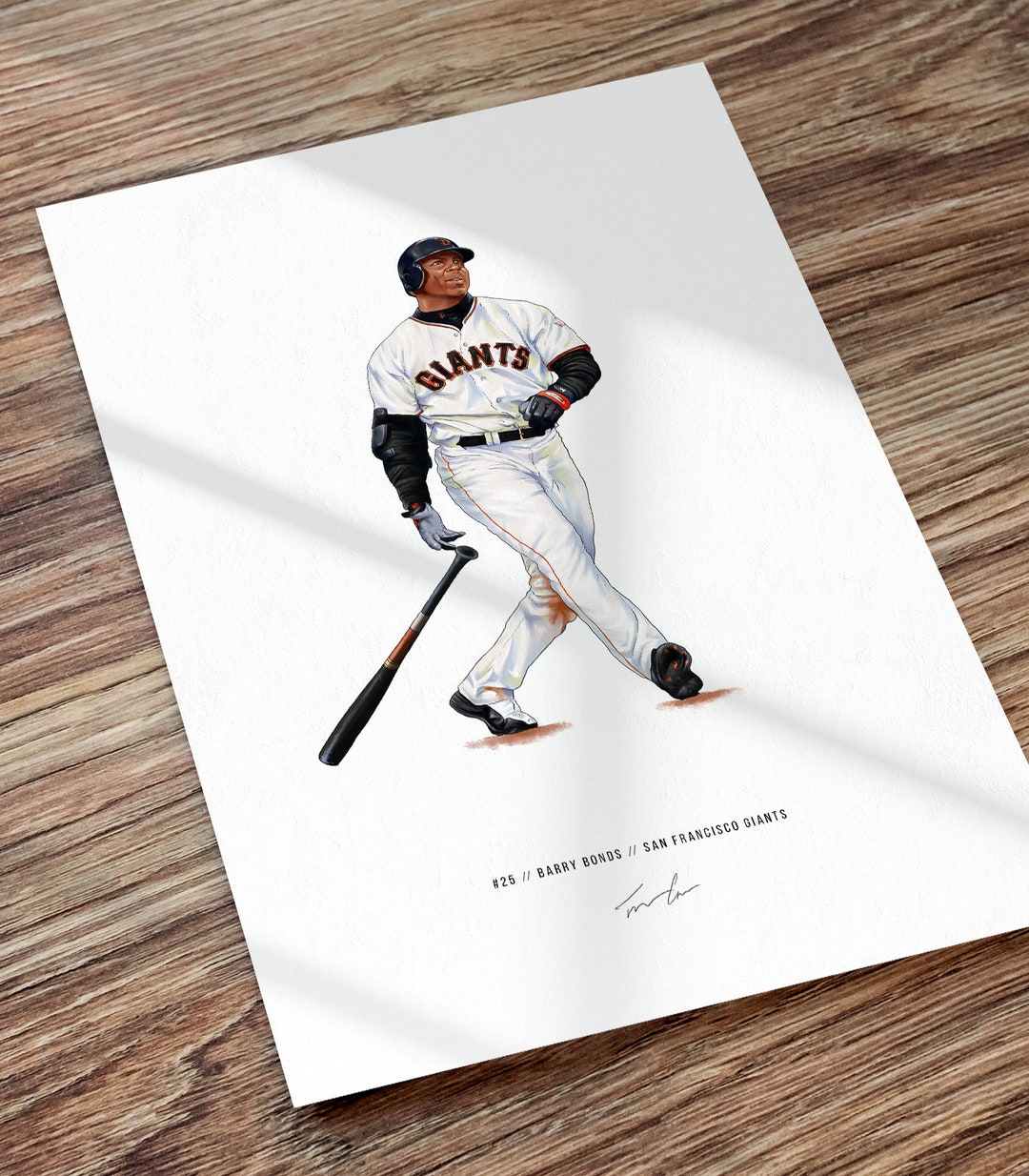 Barry Bonds Poster San Francisco Giants MLB Baseball Wall Art Print - Etsy