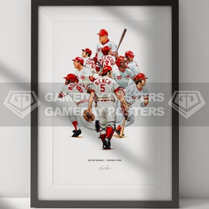 Cincinnati Reds Big Red Machine Poster MLB Baseball Wall Art Print - Etsy