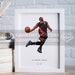 Lebron James Poster Miami Heat NBA Basketball Art Print - Etsy