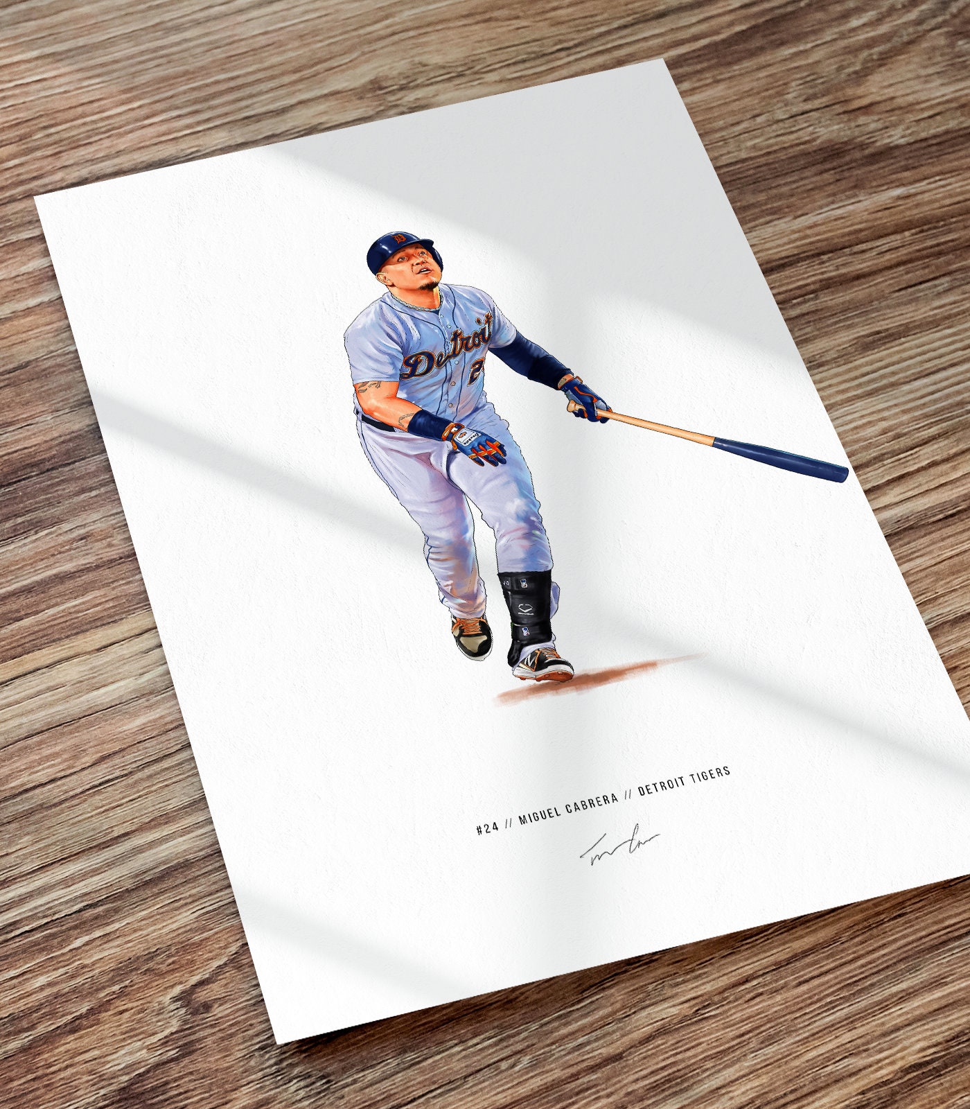 Miguel Cabrera Triple Crown Poster