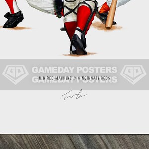 Cincinnati Reds Big Red Machine Poster MLB Baseball Wall Art Print - Etsy