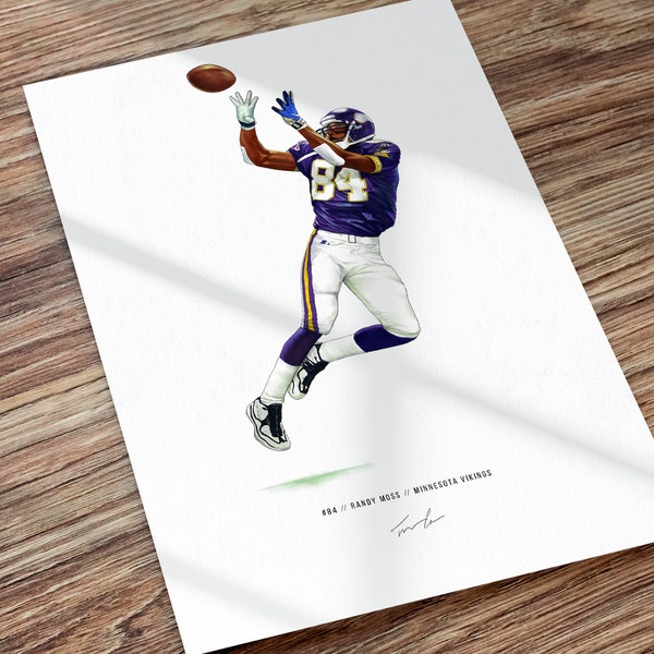 Randy Moss Poster - Etsy