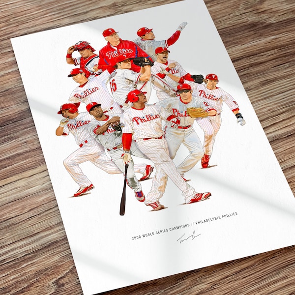 2008 Phillies World Series - Etsy