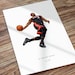 Lebron James Poster Miami Heat NBA Basketball Art Print - Etsy