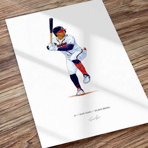 Ozzie Albies Art - Etsy Ozzie Albies Art - Etsy