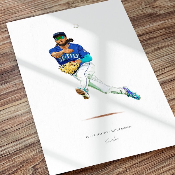 Jp Seattle Mariners - Etsy