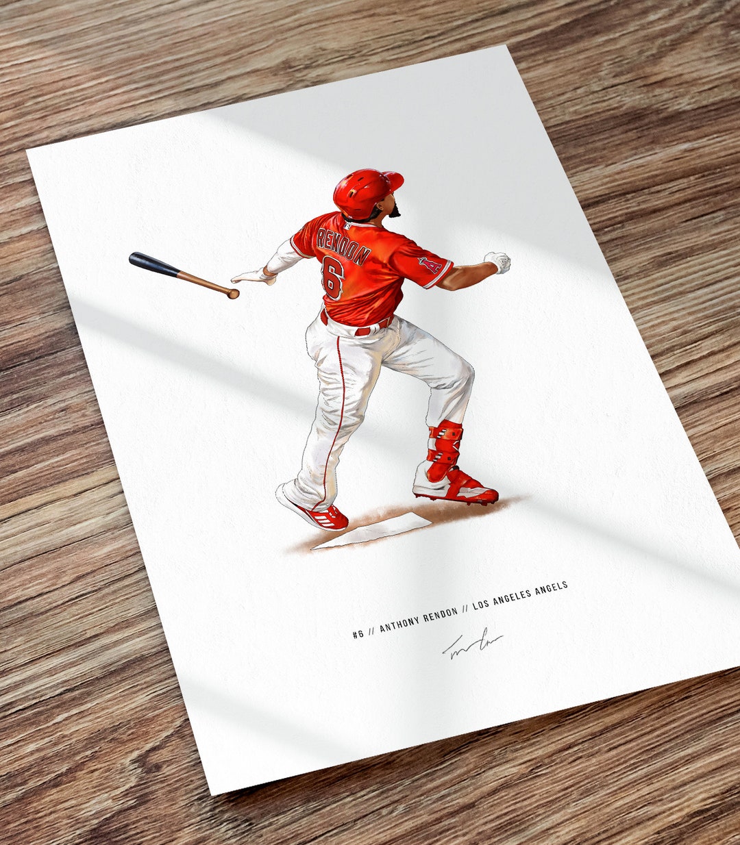 Anthony Rendon Poster Los Angeles Angels MLB Baseball Wall Art Print - Etsy
