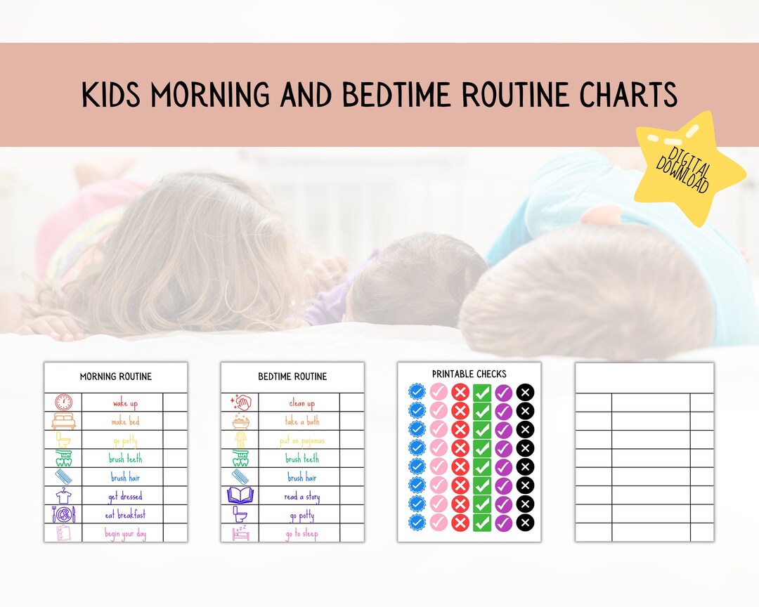 Check List, Routine Chart Kids, Routine Checklist, Kid Routine Chart ...