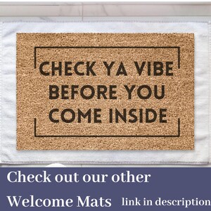 Welcome Home Mat Funny Home Decor Housewarming Gift for New Home Decor ...