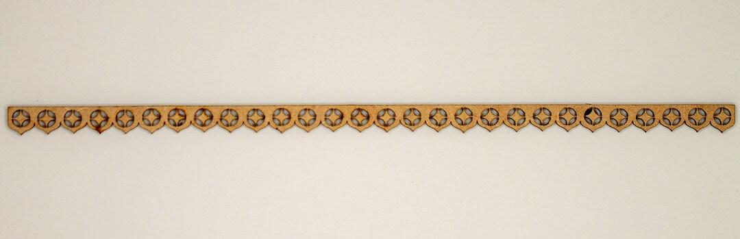 Miniature Dollhouse Gothic Style Filigree Trim - Unfinished - Style A ...