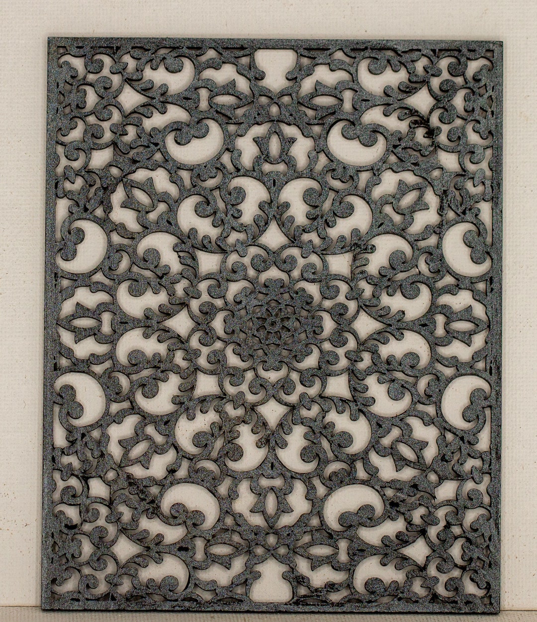 Unfinished Miniature Filigree Wall Panel or Garden Trellis - 4" X 5" - Etsy
