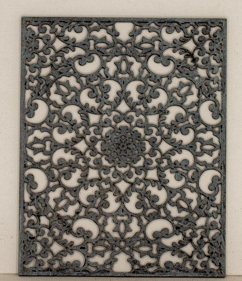 Unfinished Miniature Filigree Wall Panel or Garden Trellis 4 X 5 - Etsy