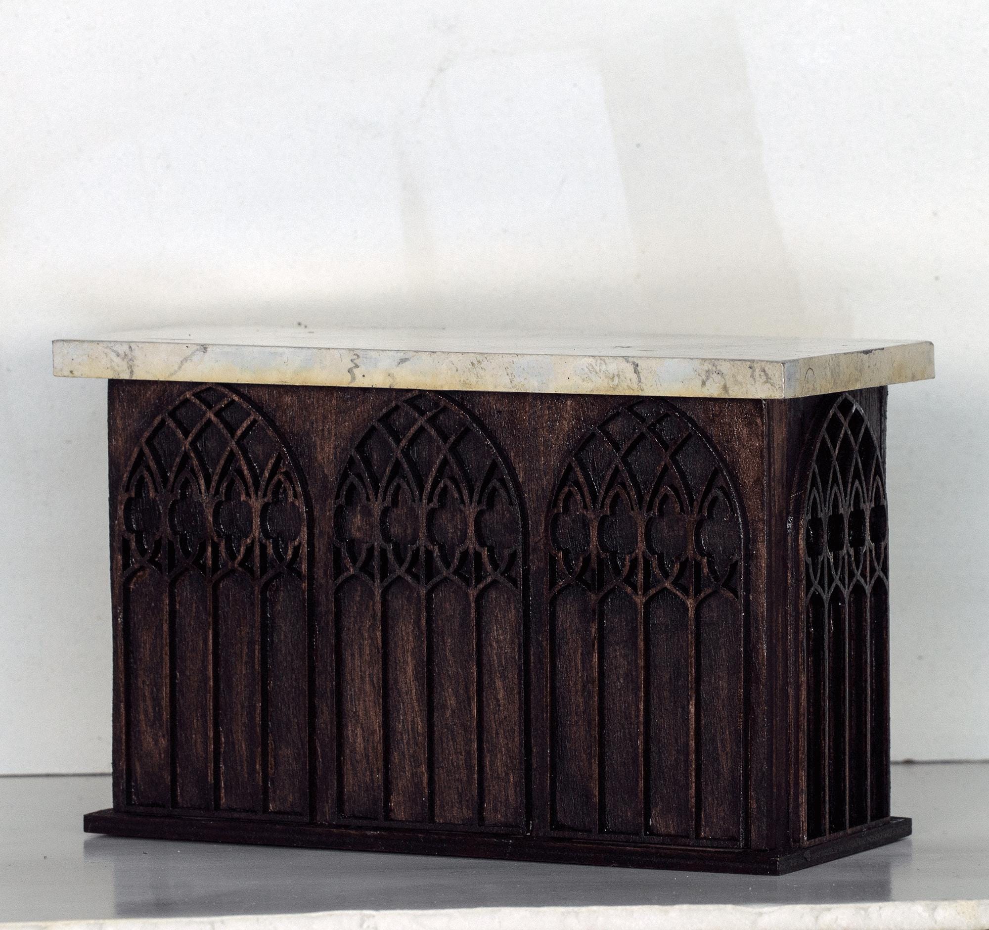 Miniature Gothic Style Chapel Altar - 1 12 or 1 24 Scale Kit - Etsy