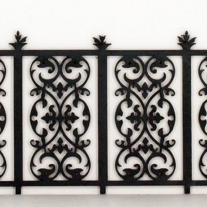 Wrought Iron Fence Panels - Etsy