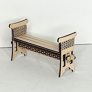 Miniature Medieval Gothic Style Bench - 1 12 or 1 24 Scale Kit - Etsy