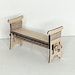 Miniature Medieval Gothic Style Bench 1 12 Scale Kit - Etsy