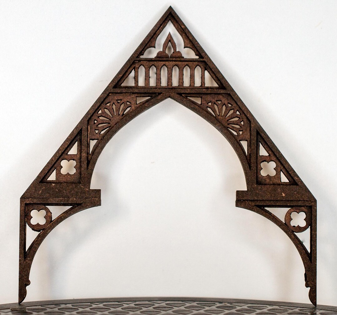Miniature Gothic Hammer Beam Truss - Unfinished - Multiple Sizes and ...
