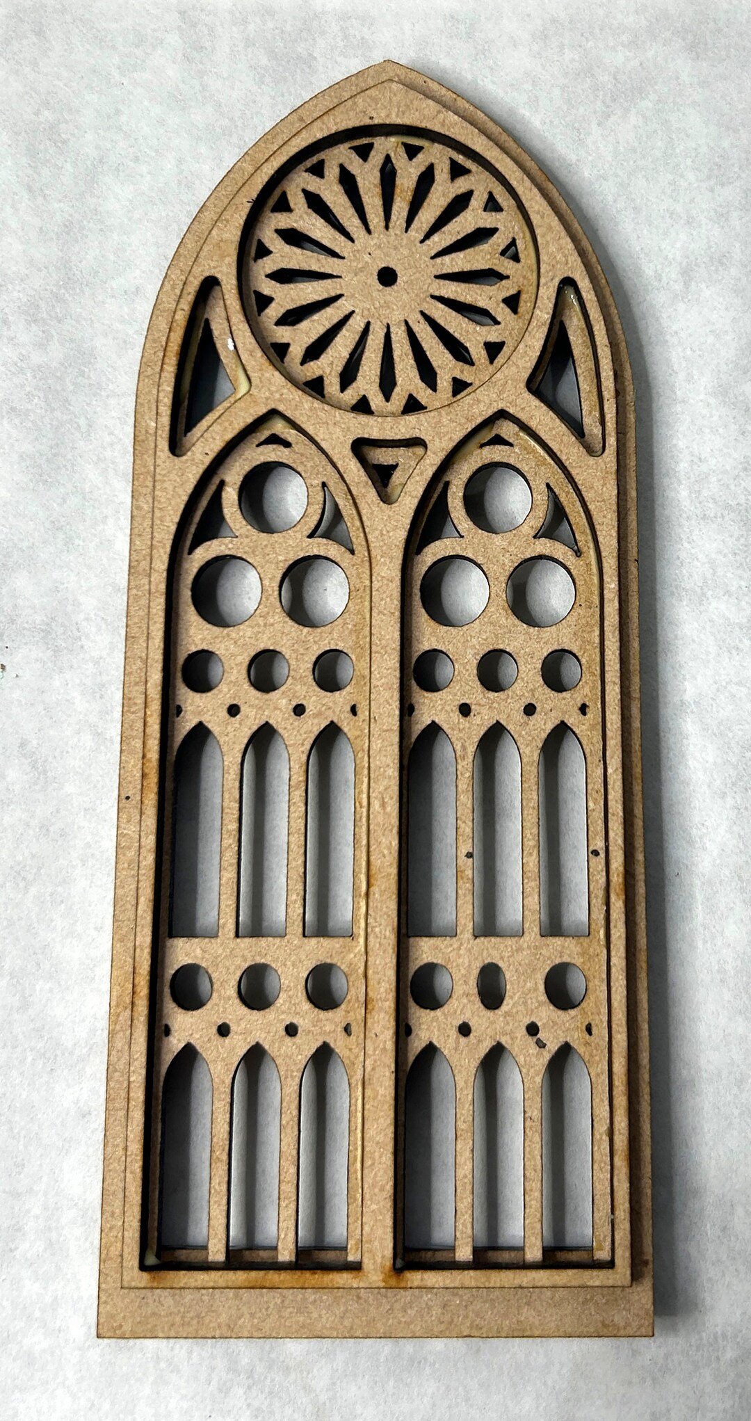 Miniature Gothic Style Arched Tracery Window - Style 'C' - 1-6, 1-12 ...