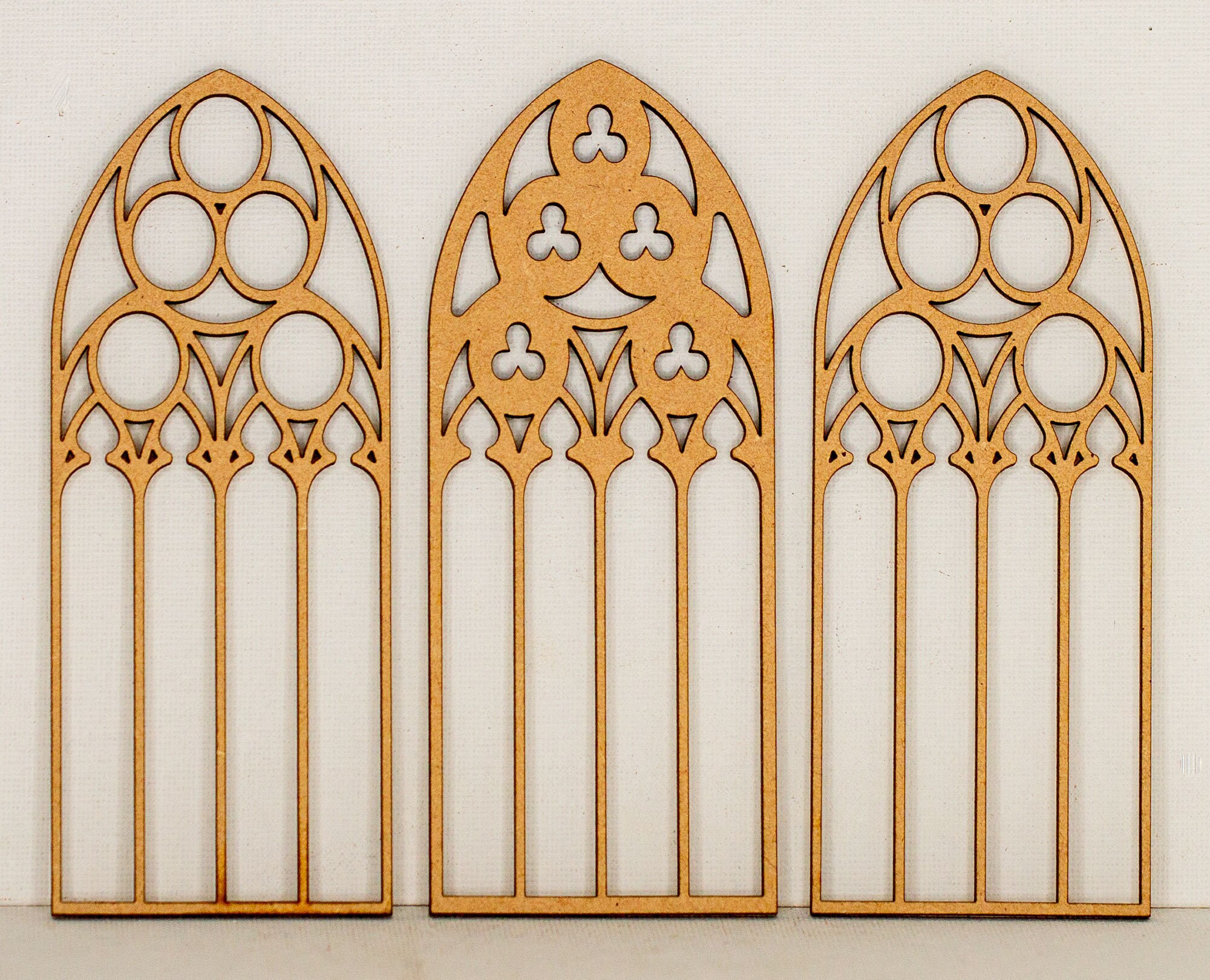 Miniature Gothic Style Arched Tracery Window - Style 'A' - 1-6, 1-12 ...