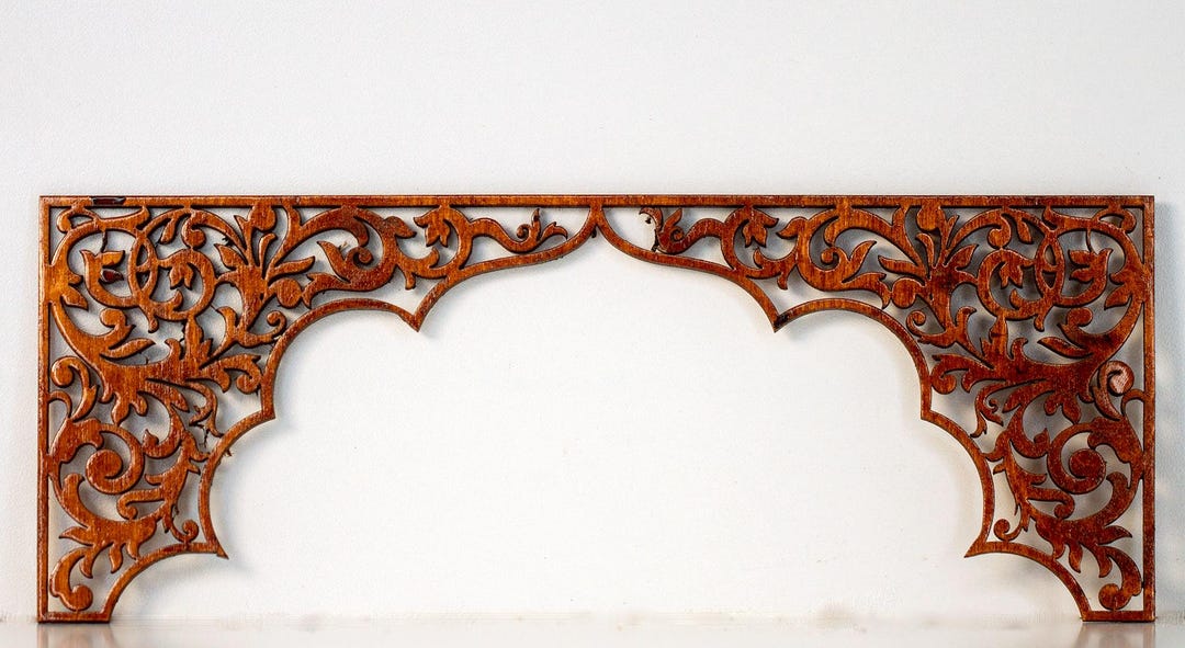 Miniature Dollhouse Interior Filigree Fretwork - Unfinished - Style A ...