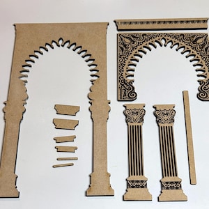Gothic Style Intricate Arched Column - Style B - Available in 1 12 and ...
