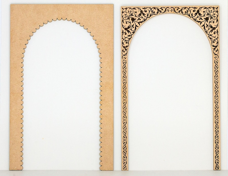 Miniature Filigree Arched Panel Kit - Style B - Available in Two Sizes ...