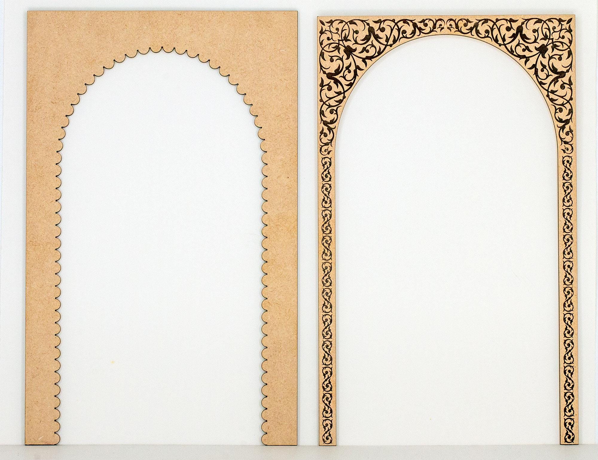 Miniature Filigree Arched Panel Kit - Style B - Available in Two Sizes ...