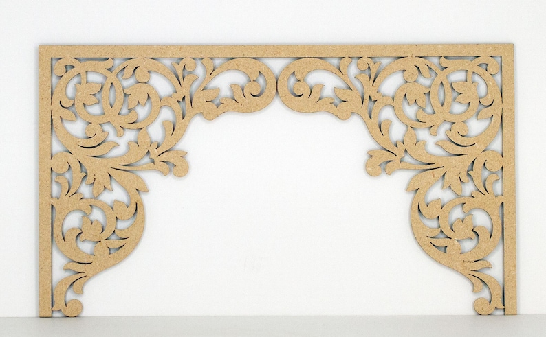 Miniature Dollhouse Filigree Fretwork - Unfinished - Style E - Etsy