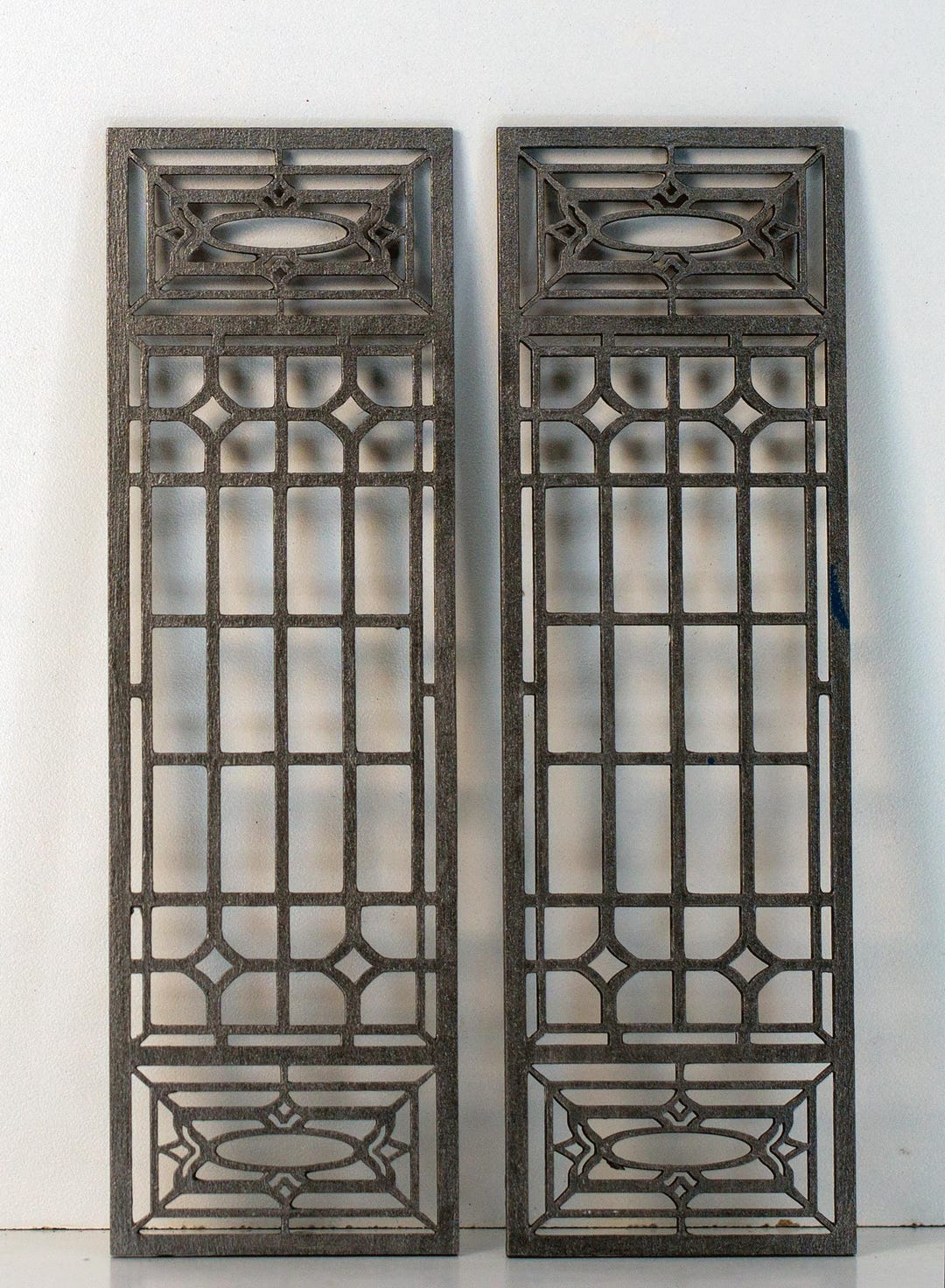 Miniature 'leaded Glass' Window - Vintage Style C - Etsy