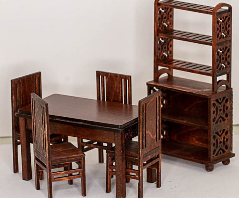 Miniature Kitchen or Dining Room Chair Kit 1:12 Scale - Etsy