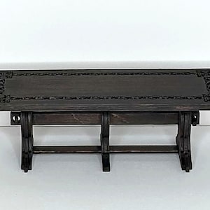 Miniature Medieval Gothic Style Large Dining Table - 1 12 or 1 24 Scale ...