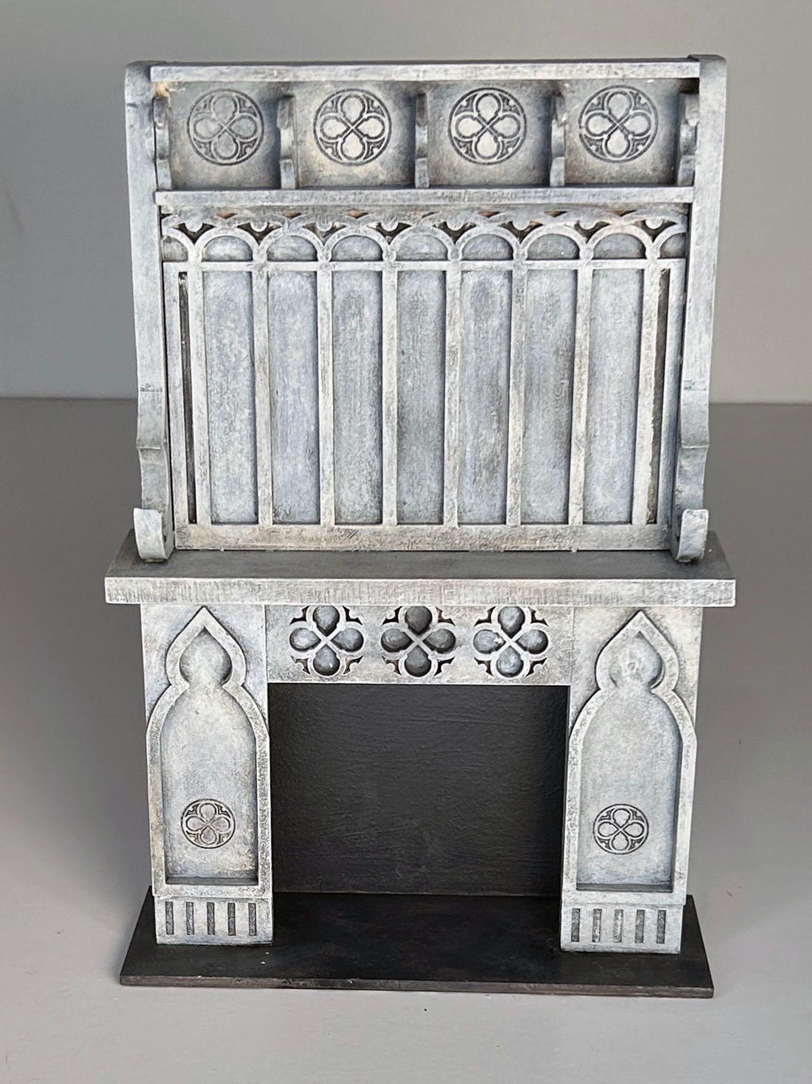Miniature Medieval Gothic Style Large Fireplace D - 1 12 Scale Kit - Etsy