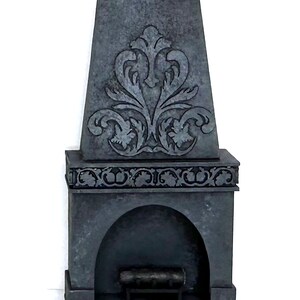 Miniature Medieval Gothic Style Large Fireplace - 1 12, 1 6 or 1 24 ...