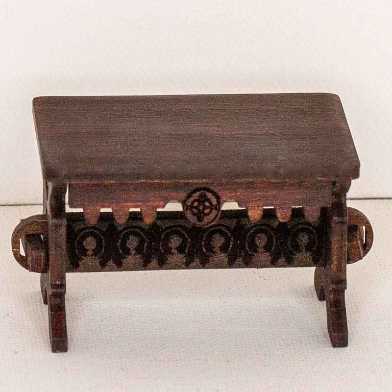 Carved Wood Stool - Etsy