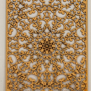Unfinished Miniature Filigree Wall Panel or Garden Trellis - 4" X 5" - Etsy