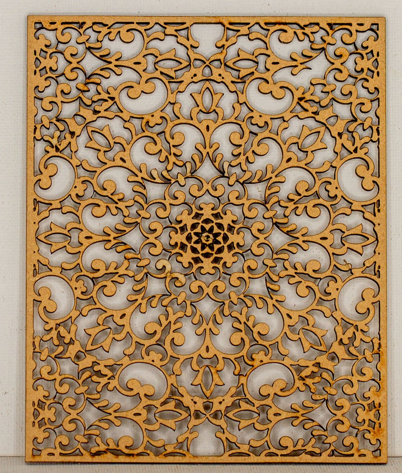 Unfinished Miniature Filigree Wall Panel or Garden Trellis 4 X 5 - Etsy