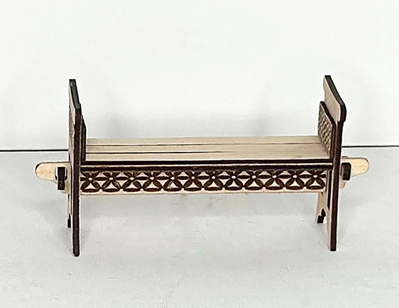 Miniature Medieval Gothic Style Bench 1 12 Scale Kit - Etsy