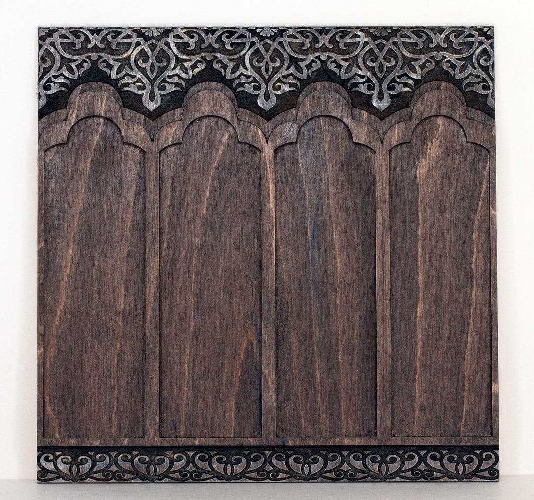Gothic Style Engraved Wall Panel Style P - Unfinished Kit - Multiple ...