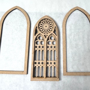 Miniature Gothic Style Arched Tracery Window - Style 'C' - 1-6, 1-12 ...