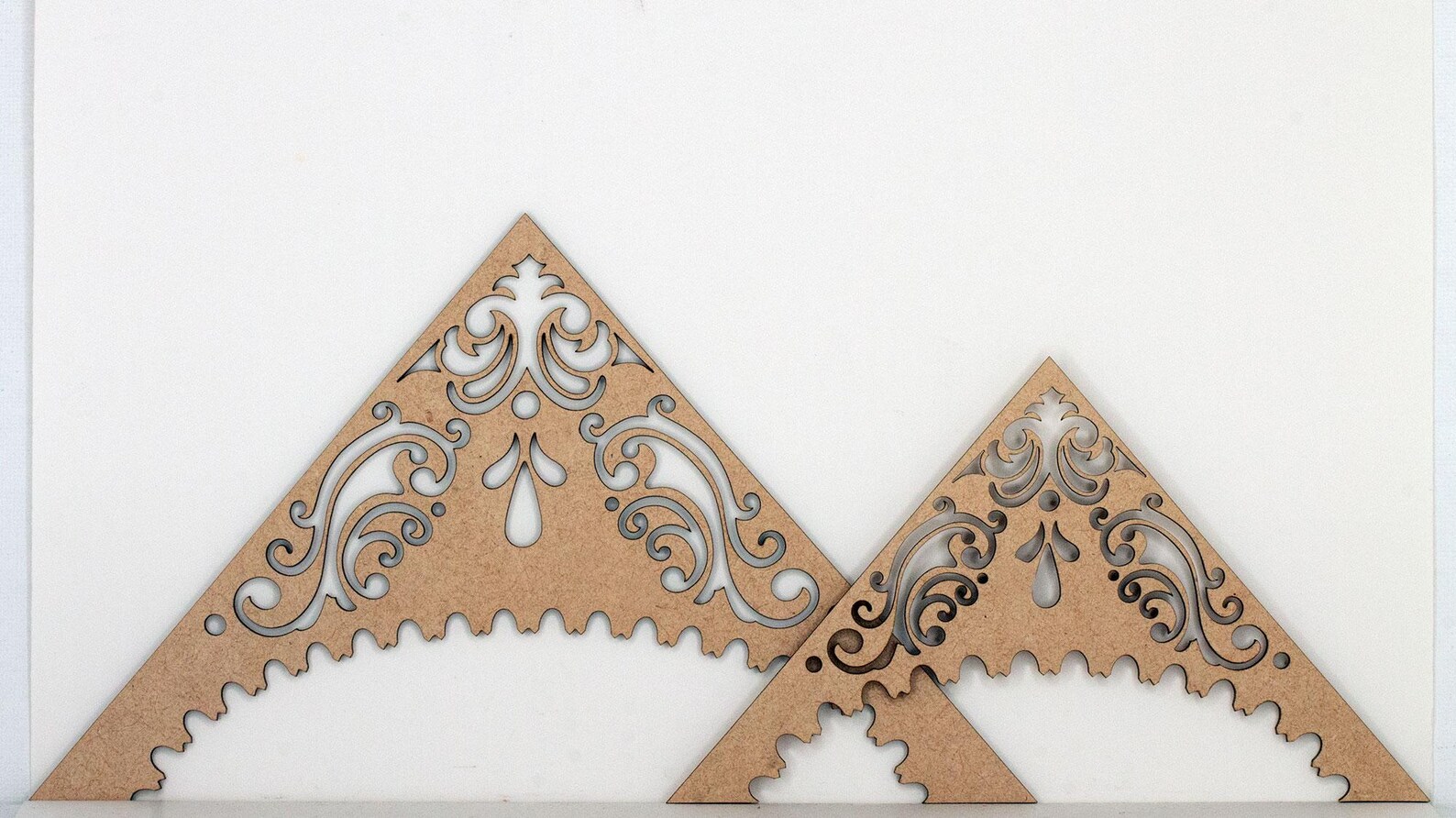 Miniature Filigree Roof Apex Trim Style A Unfinished Multiple Sizes - Etsy