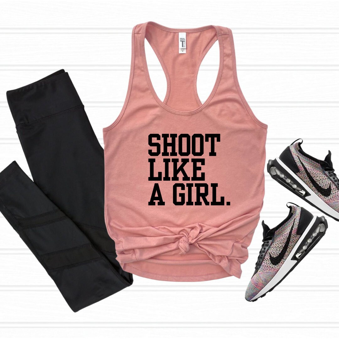 Shoot Like a Girl SVG, Female Athlete, Digital PNG SVG File, Women in ...