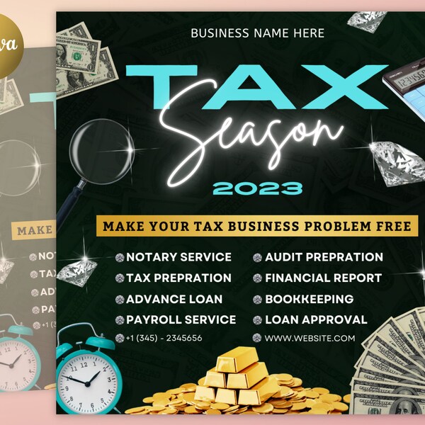 Tax Flyer - Etsy