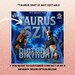 Taurus Birthday Flyer for Canva, Taurus Club Flyer, Birthday Invitation ...