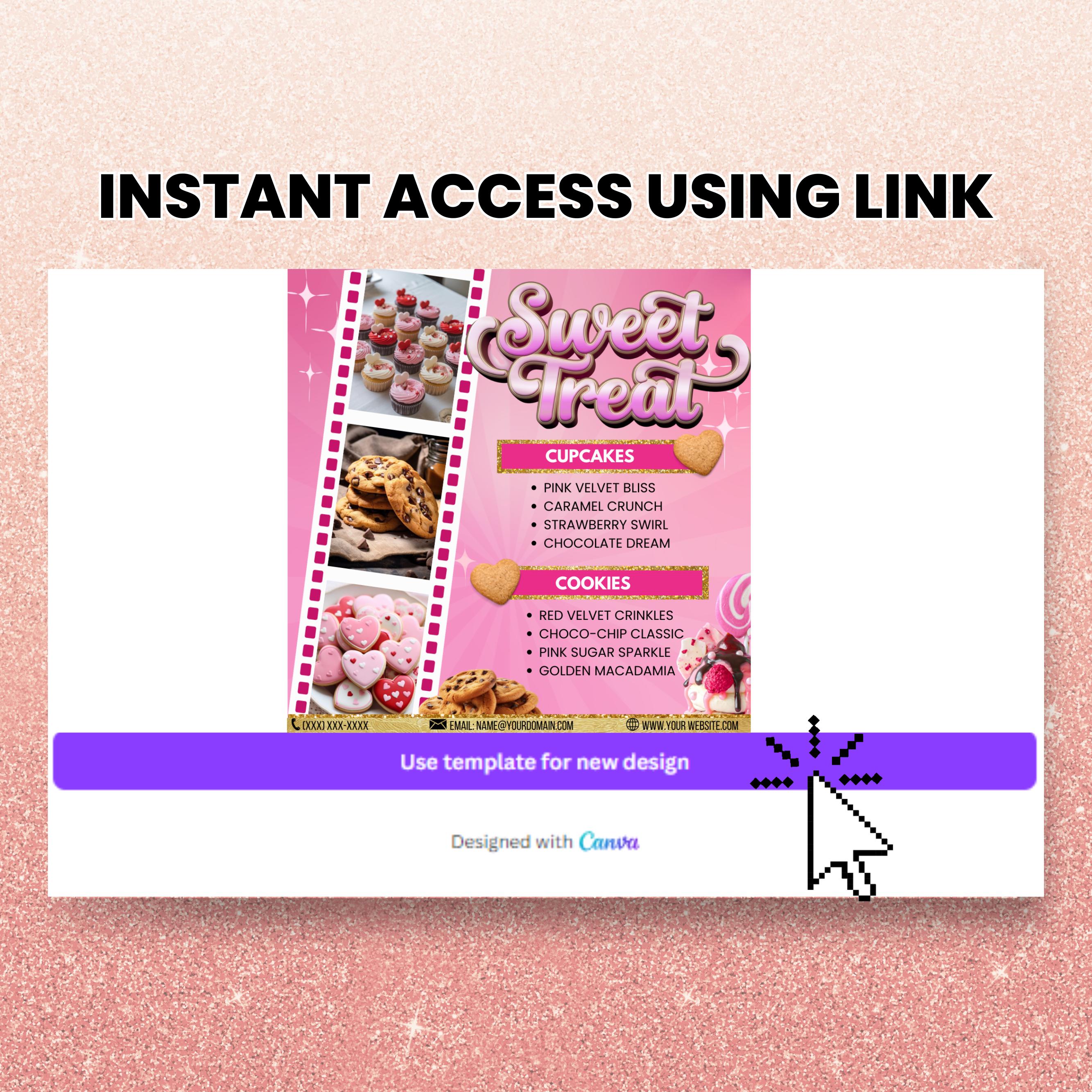 Bakery Flyer | Bake Sale Flyer | Sweet Treats Flyer | Dessert Flyer ...