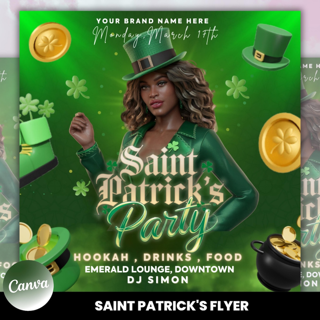 Saint Patrick's Day Invitation, St. Patrick's Day Party, Saint Patrick ...